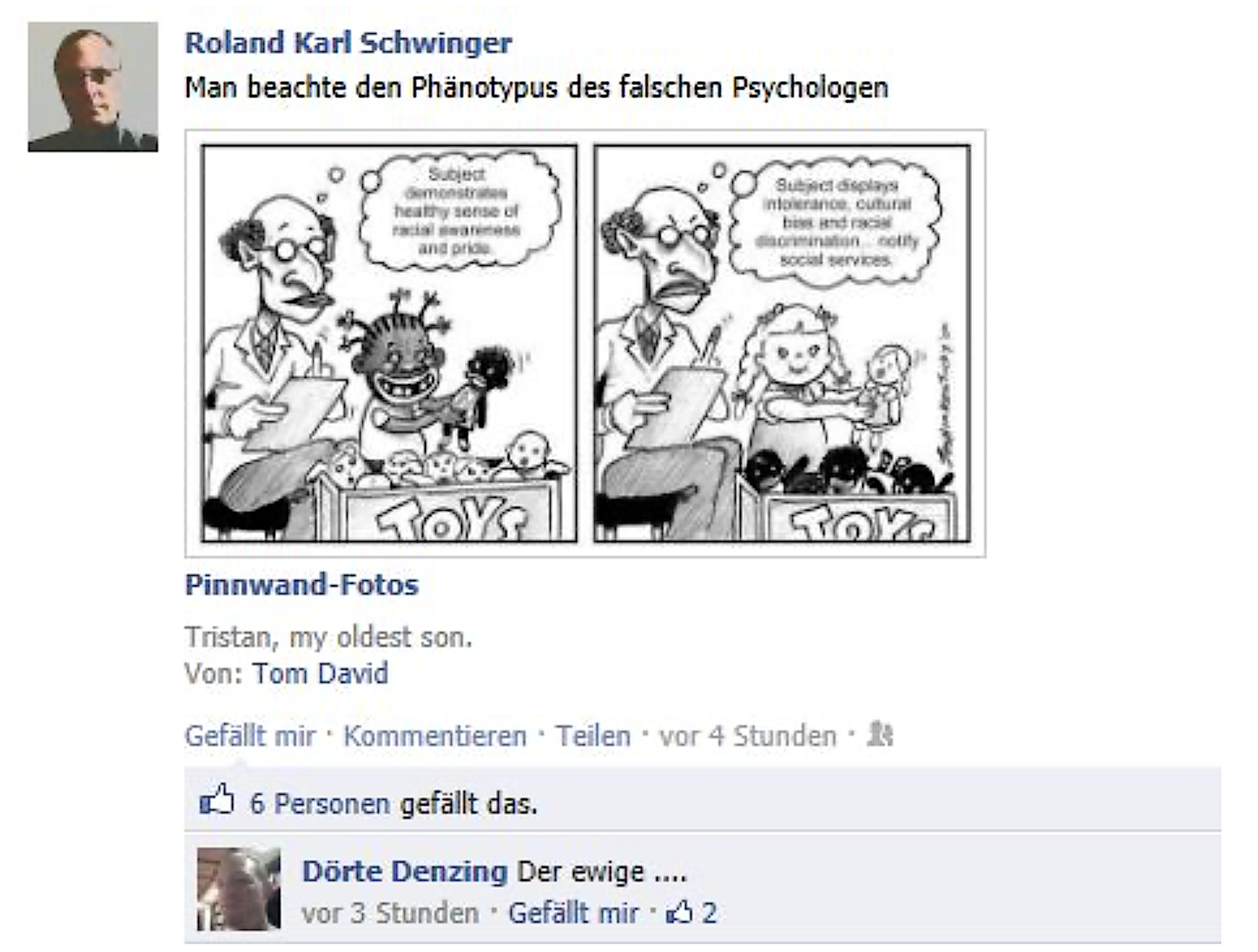 Schwinger, die Juden und die Laterne