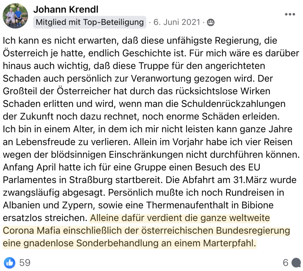 Blue senior citizens' representative between witch burnings and ...
