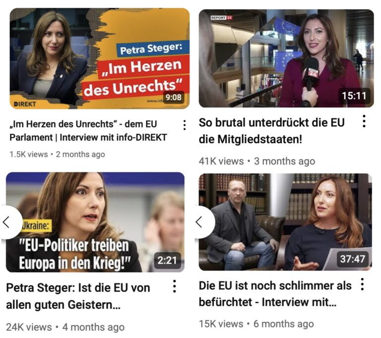 Petra Steger – Radikalizacija žaibišku greičiu