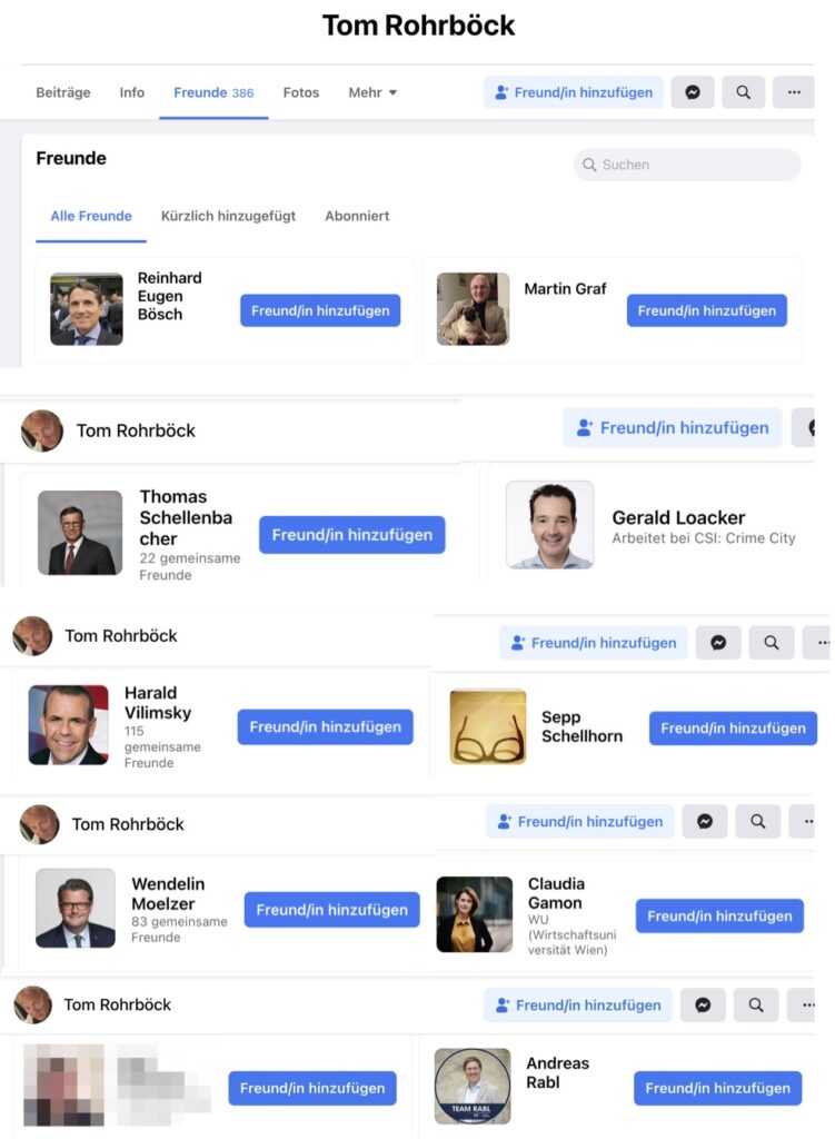 Tom Rohrböck & die Österreich-Connections (Teil 2)