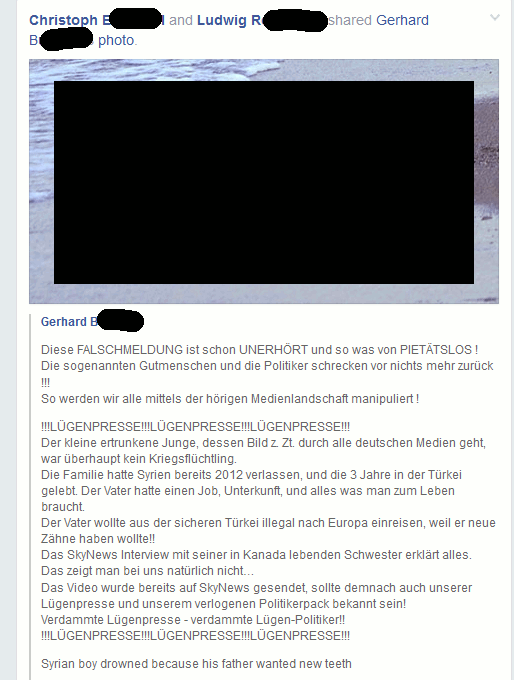 Agitație de dreapta împotriva lui Aylan și a tatălui său